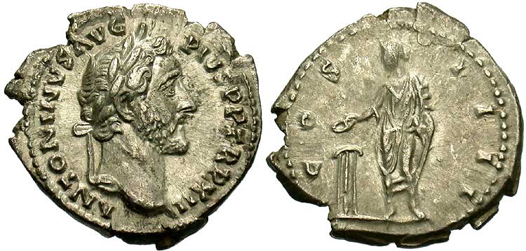 ANTONINVS AVG PIVS P P TR P XII